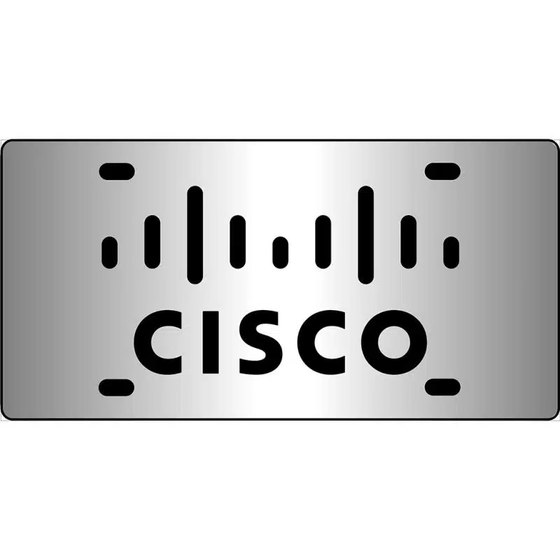 Cisco Logo Mirror License Plate