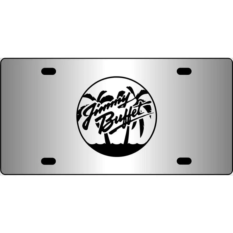 Jimmy Buffet Logo Band Mirror License Plate