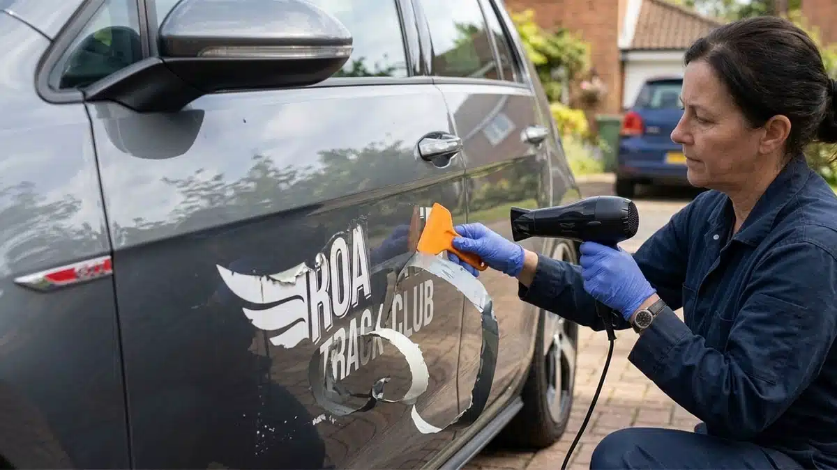 How To Remove A Vinyl Decal From Your Vehicle - Thriftysigns